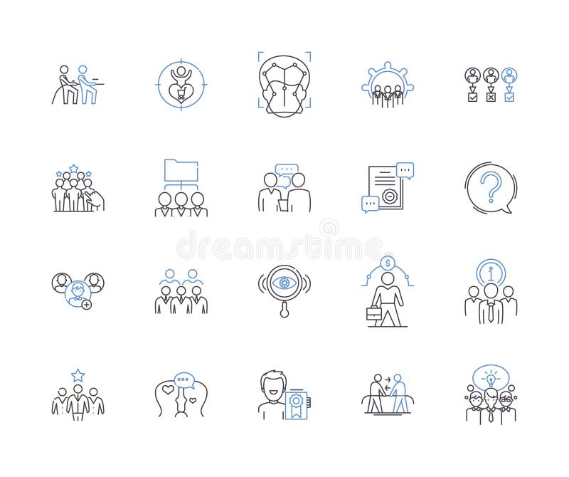 Recognition and Rewards Outline Icons Collection. Recognition, Rewards ...