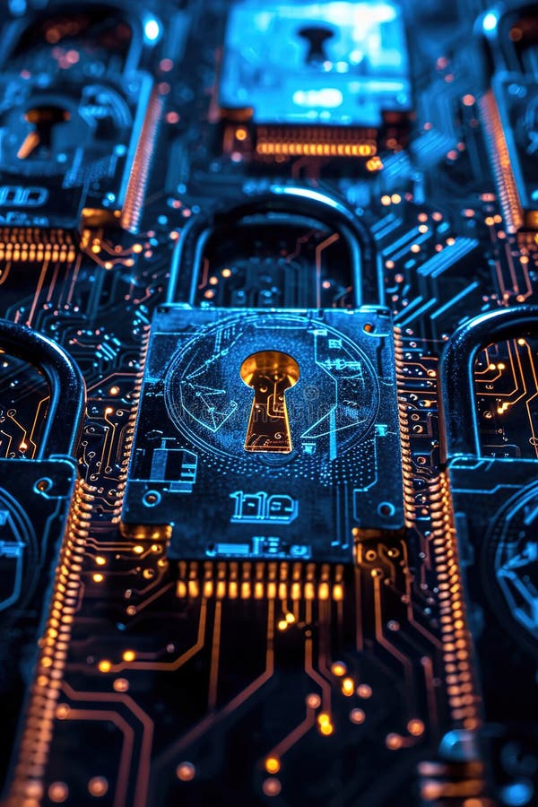 Recognizable Symbols Like Shields, Padlocks, Firewalls, and Antivirus ...