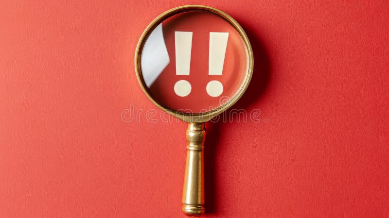 Recognize the Potential Risks and Dangers Signified by the Magnifying ...