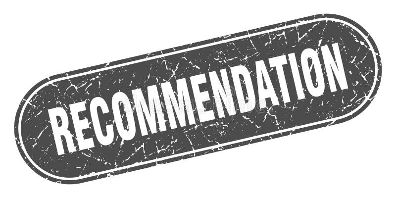 Recommendation Sign. Recommendation Circular Band Label. Recommendation ...