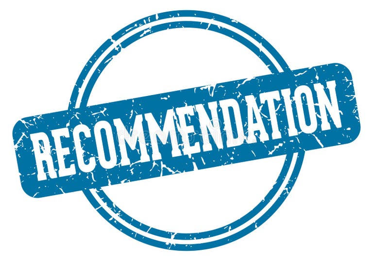 Recommendation stamp stock vector. Illustration of vintage - 365330028