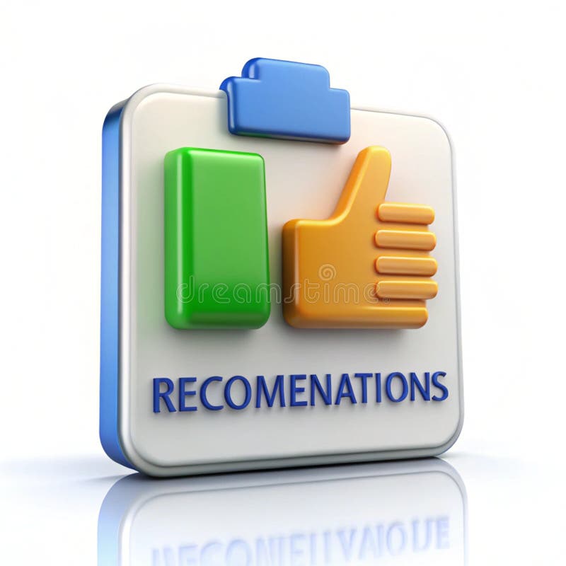 Recommendations 3D Illustration Stock Illustration - Illustration of ...