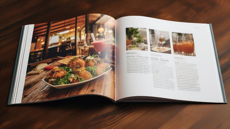 Recommendations Guide Book Template Stock Illustration - Illustration ...