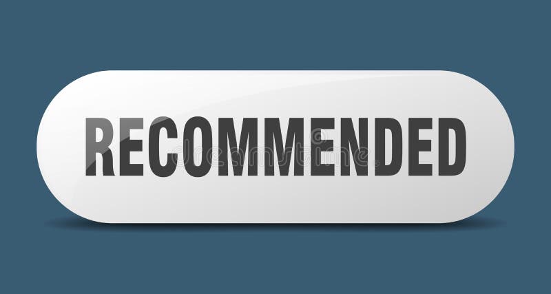 Recommended Button. Recommended Sign. Key. Push Button Stock Vector ...