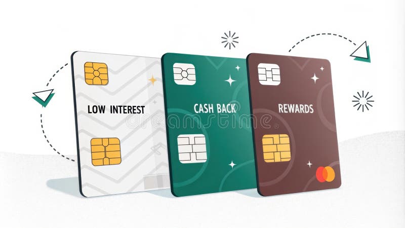 Recommended Credit Cards a Visual Featuring Generic Credit Cards ...