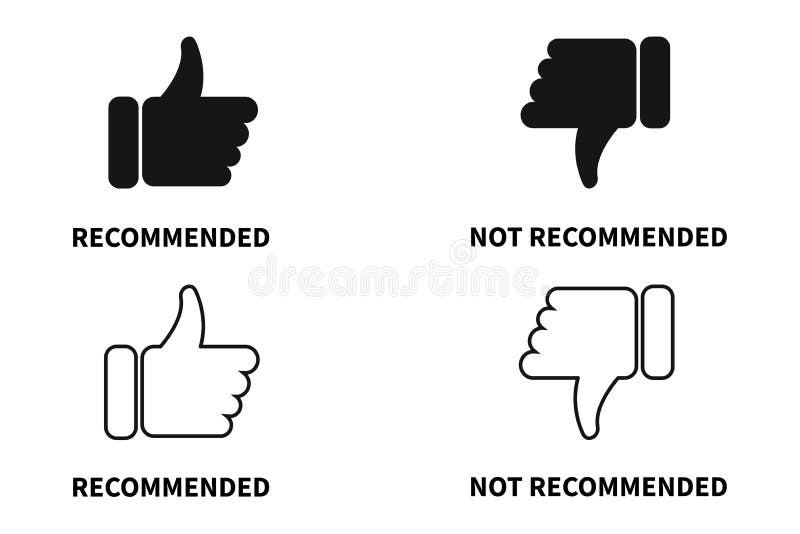 Not Recommended Stock Illustrations – 554 Not Recommended Stock ...