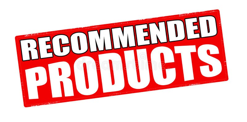 Recommended products stock illustration. Illustration of miscellaneous - 108749706