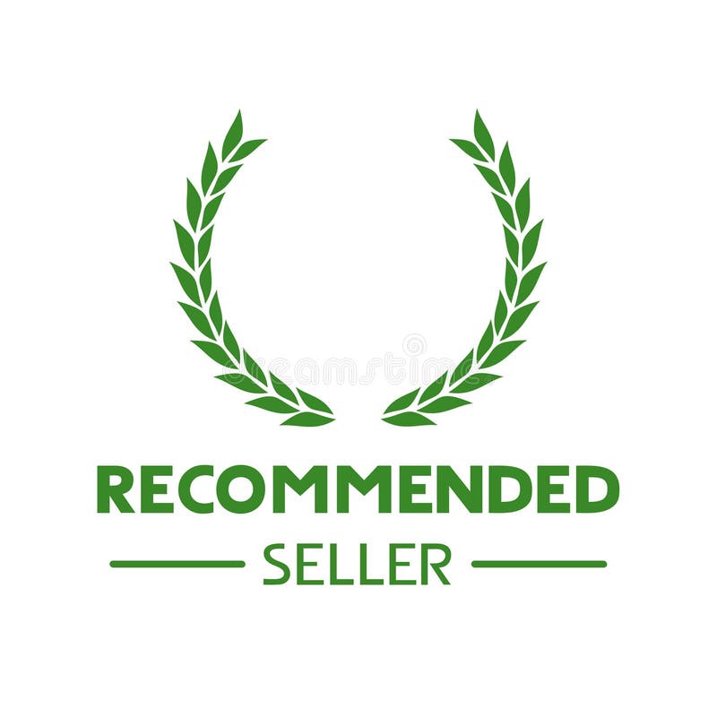 Recommended seller symbol stock vector. Illustration of sale - 340999041