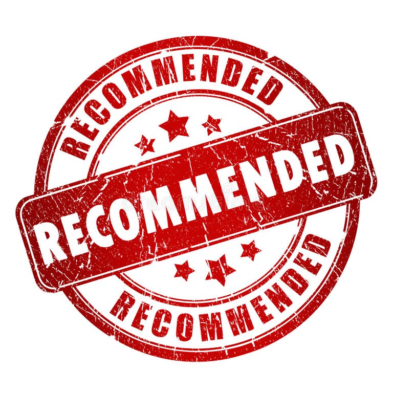 Recommended stamp stock illustration. Illustration of badge - 20196372