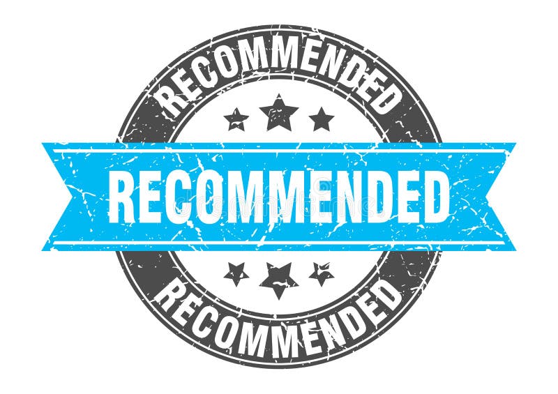 Recommended stamp stock vector. Illustration of white - 95268413