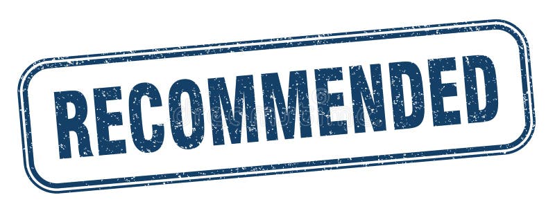 Recommended Stamp. Recommended Square Grunge Sign Stock Vector ...