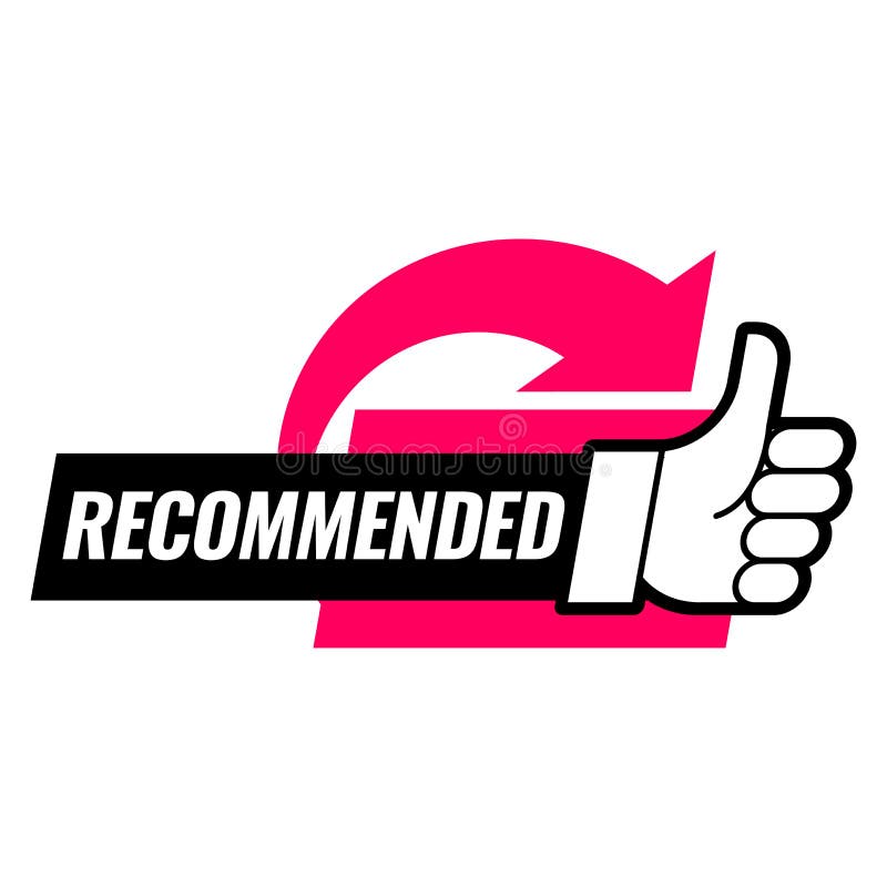Recommended Symbol. Icon for App and Website Stock Vector ...