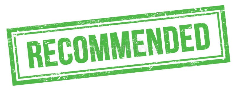 RECOMMENDED Text on Green Grungy Vintage Stamp Stock Illustration ...