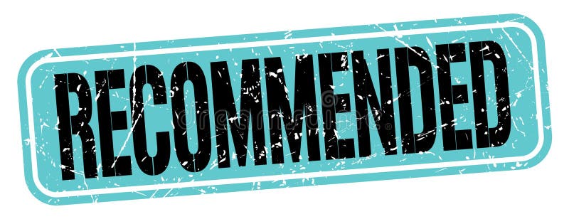 RECOMMENDED Text Written on Blue-black Stamp Sign Stock Illustration ...