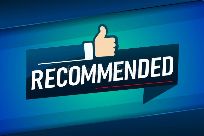 Recommended Word Concept Vector Illustration Stock Vector ...