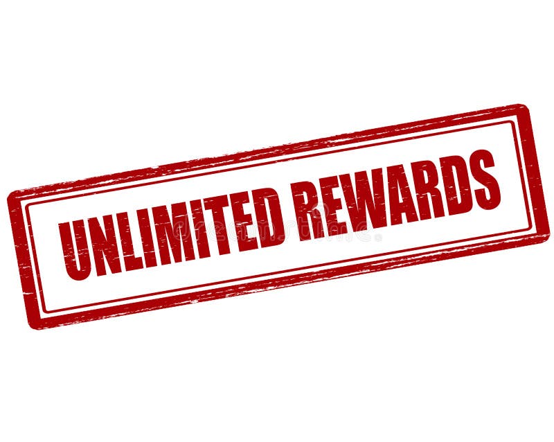 Recompensas ilimitadas stock de ilustración. Ilustración de caucho ...