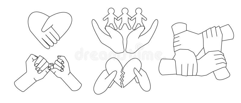 Reconciliation Concept. Holding Hands and Hearts. Reconciliation ...