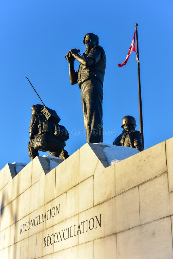 Reconciliation: the Peacekeeping Monument - Ottawa, Canada Stock Photo ...
