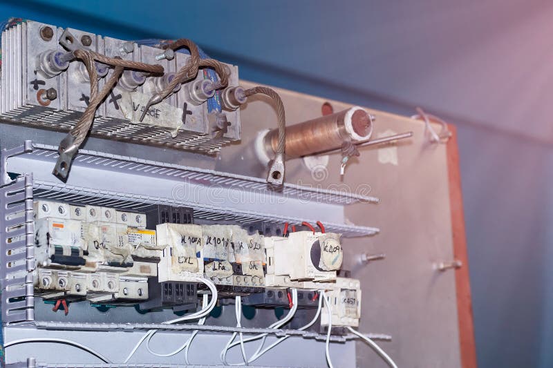 Recondition for System of Tower Crane There are Check Magnetic ...