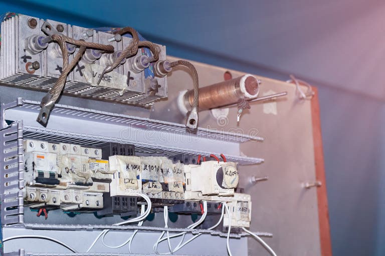 Recondition for System of Tower Crane There are Check Magnetic ...