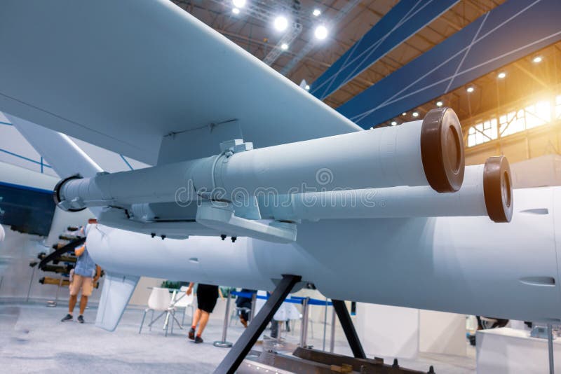 Reconnaissance and Strike Unmanned Aircraft Complex. UAV System Stock ...