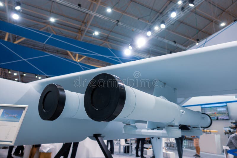 Reconnaissance and Strike Unmanned Aircraft Complex. UAV System Stock ...