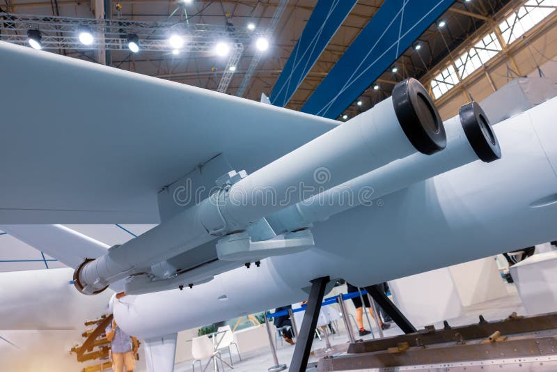 Reconnaissance and Strike Unmanned Aircraft Complex. UAV System Stock ...