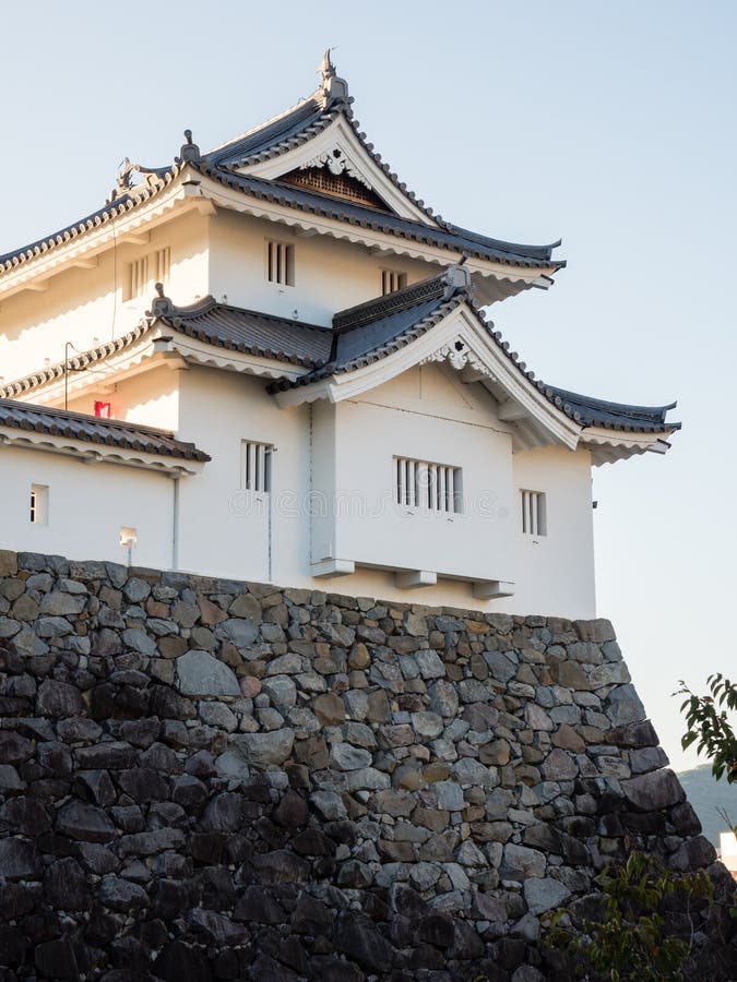 Reconstructed Tower of Kofu Castle - Yamanashi Prefecture, Japan Stock ...