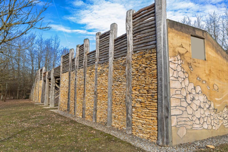 Celtic Oppidum, Dolni Brezany Near Prague, Czech Republic Stock Photo ...