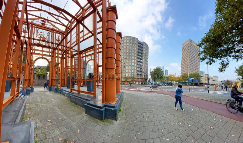 Reconstruction of the Delftsche Poort in Rotterdam, the Netherlands ...
