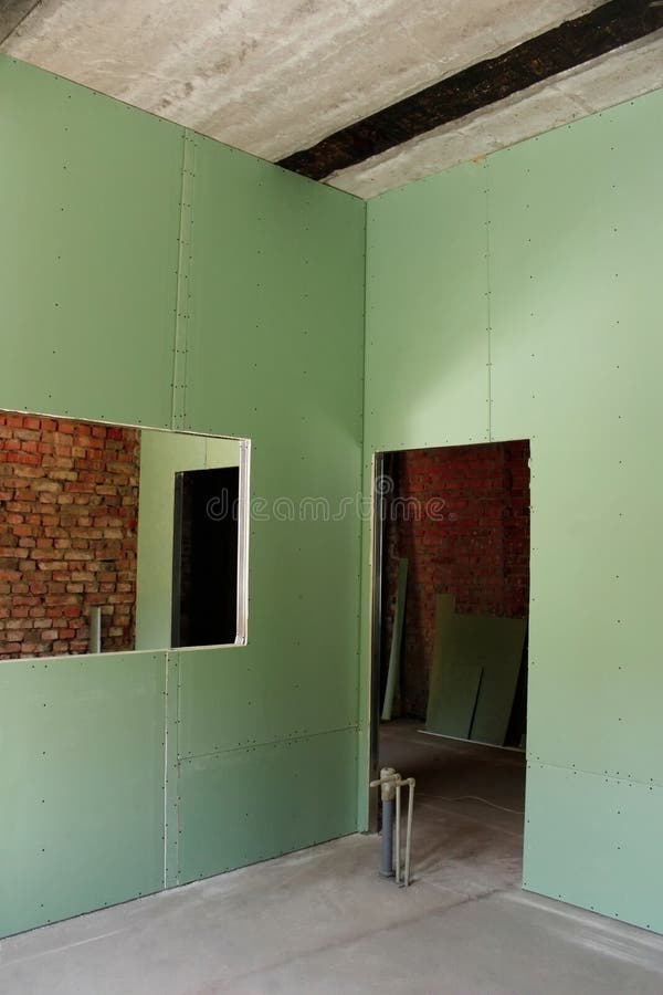 Reconstruction of House Interior Stock Image - Image of design ...