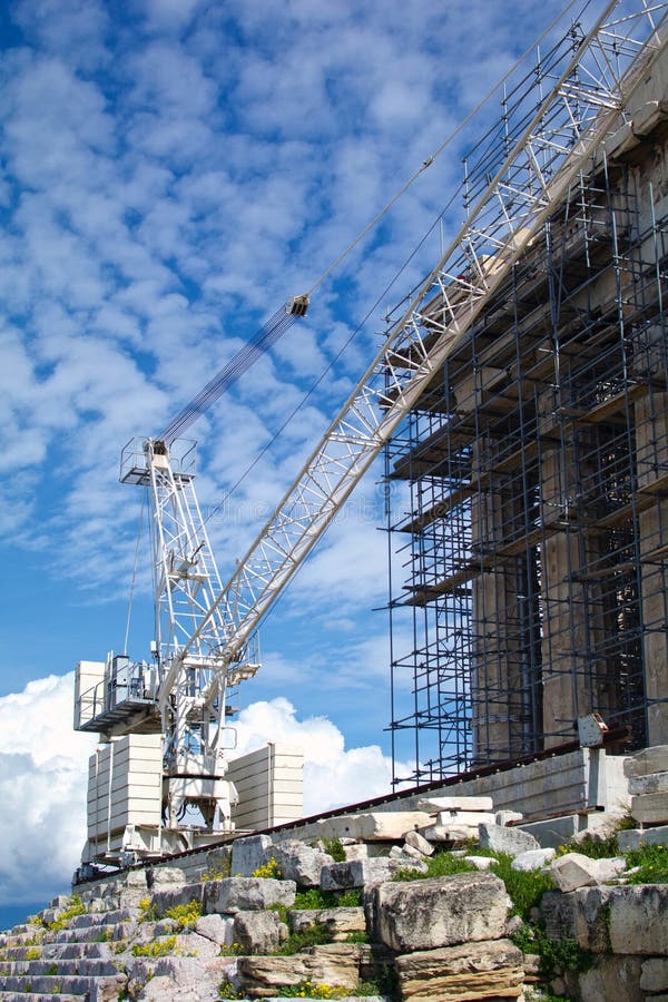 Reconstruction of Parthenon Editorial Image - Image of athens ...