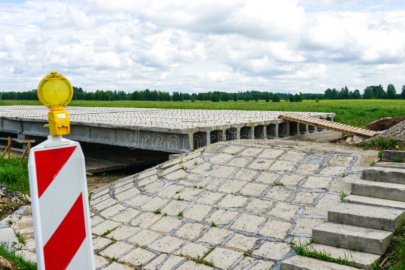 Reconstruction of a Reinforced Concrete Bridge Over the River in a ...