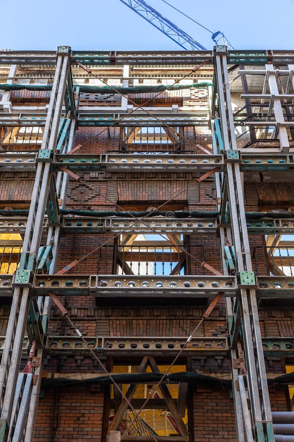 Supporting wall stock image. Image of high, wall, urban - 31692265