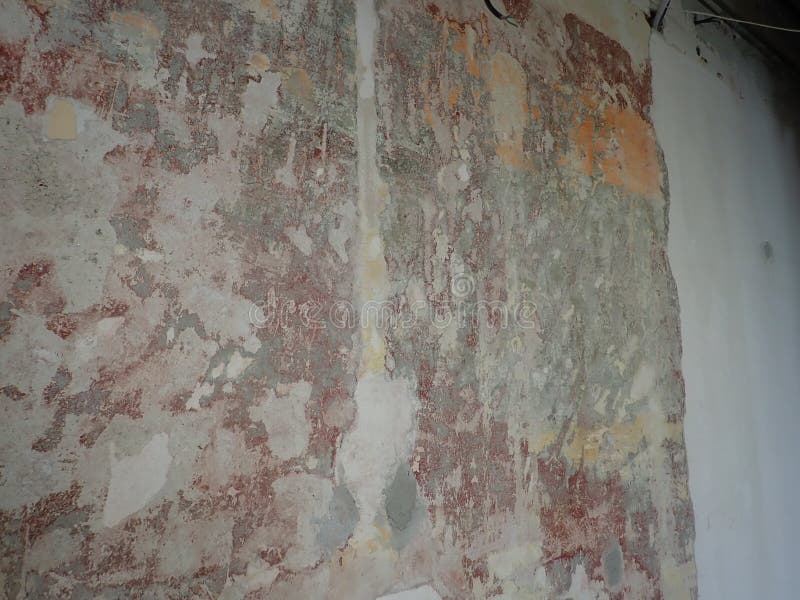 Reconstruction of a Wall Plaster Stock Photo - Image of indoor, builder ...