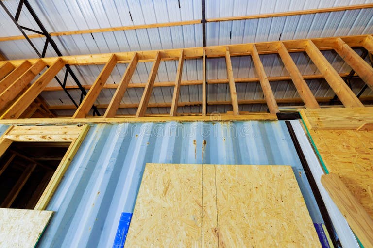 Reconstruction of Warehouse Interior is in a Progress. Stock Image ...