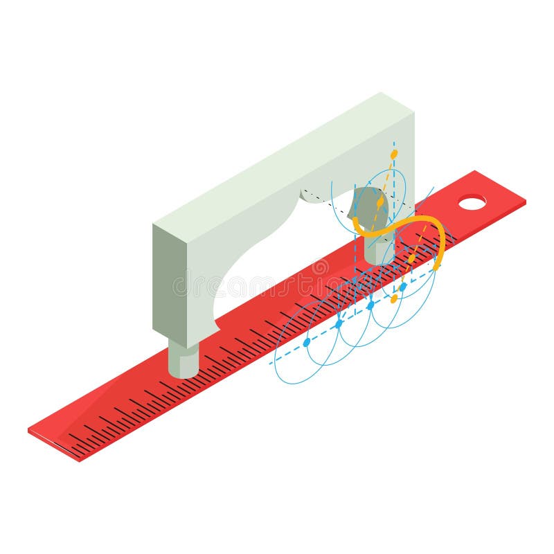 Reconstruction Work Icon Isometric Vector. Volumetric Arch Project and ...