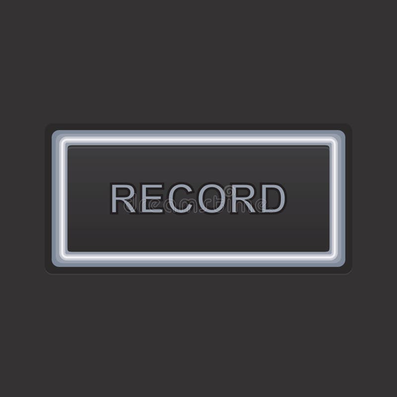 Record Button Stock Illustrations – 53,991 Record Button Stock ...