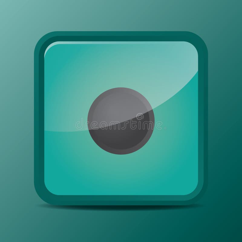 Record Button. Vector Illustration Decorative Design Stock Vector ...