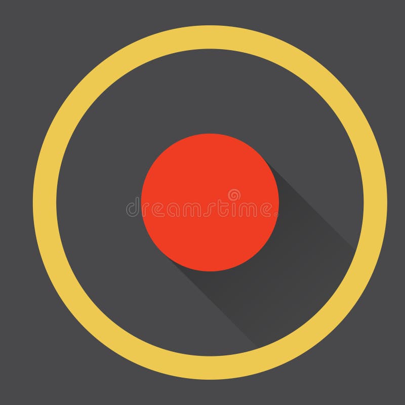 Record Button. Vector Illustration Decorative Design Stock Vector ...