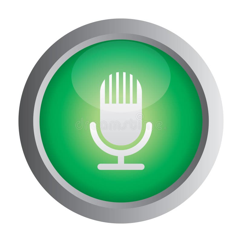 Record Button. Vector Illustration Decorative Design Stock Vector ...