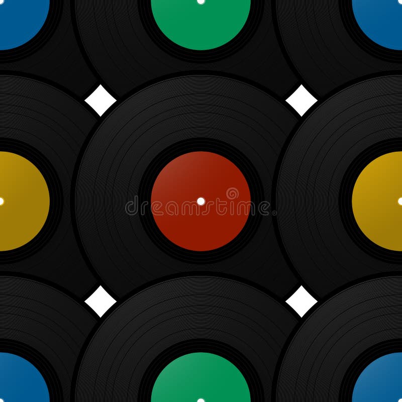 Record disk pattern stock illustration. Illustration of pattern - 55003473
