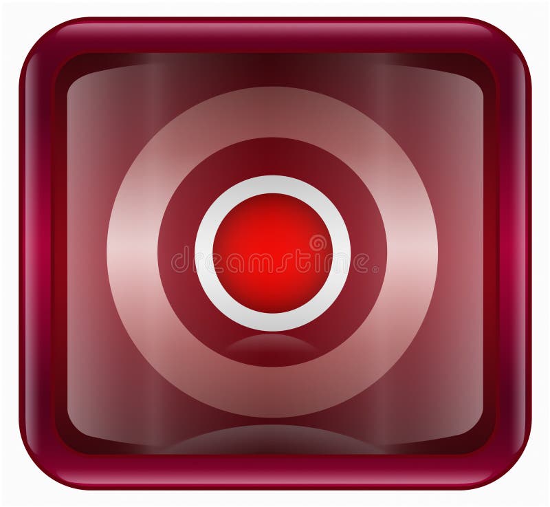 Record Icon Vector Isolated on White Background, Record Sign , L Stock ...