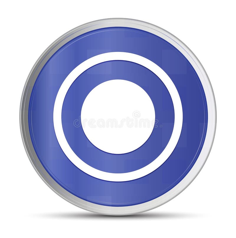 Record Icon Prime Blue Round Button Vector Illustration Design Silver ...