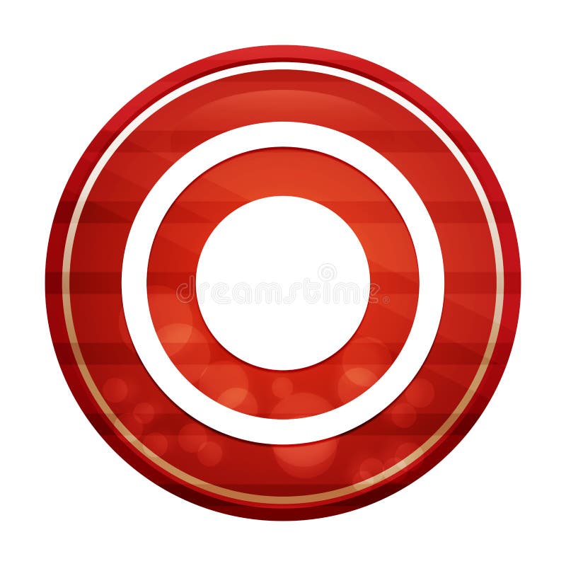Record Icon Realistic Diagonal Motion Red Round Button Illustration ...