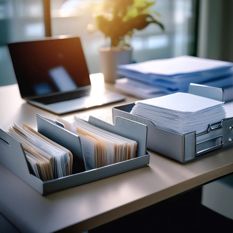 Record Keeping and Data Management, Featuring Symbols Like a File ...