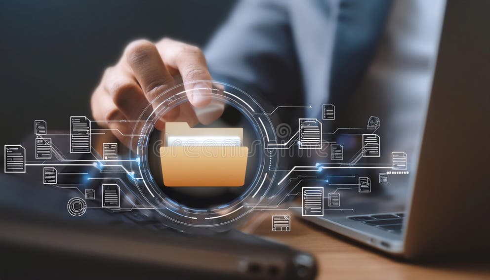 Record Keeping and Data Management, Featuring Symbols Like a File ...
