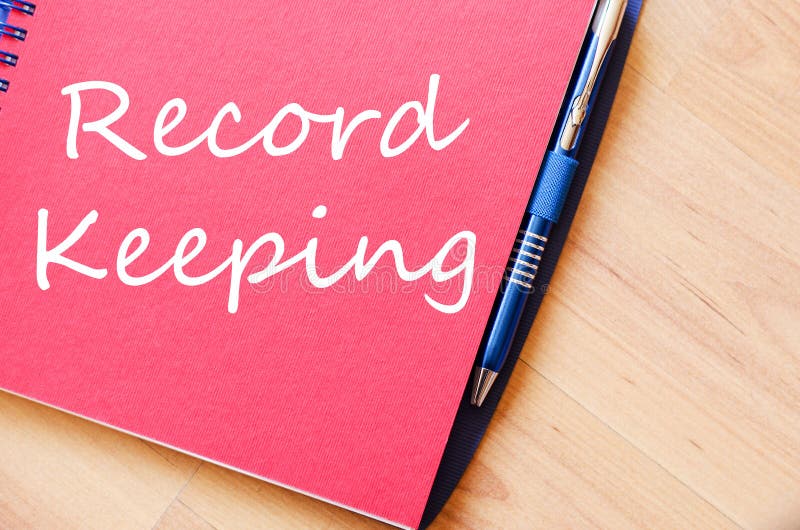 Record Keeping Write on Notebook Stock Photo - Image of organize ... Record Keeping Write on Notebook Stock Photo - Image of organize ...