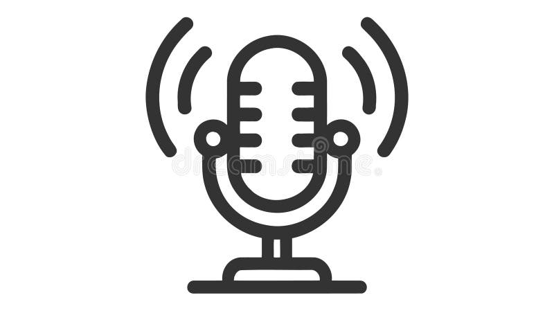 Record Microphone Vector Icon. the Symbol Microphone for Web Site ...
