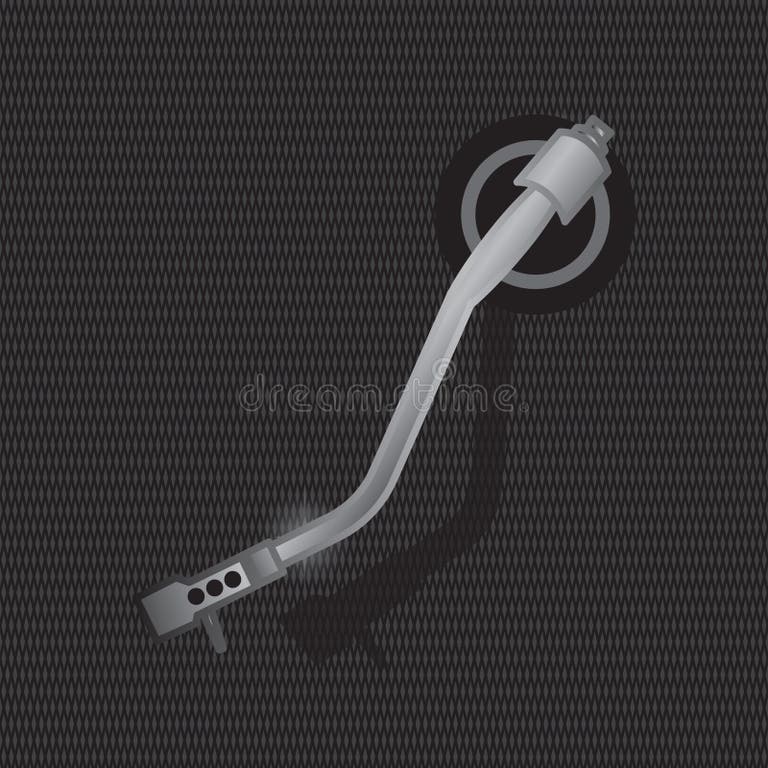 Record Needle. Vector Illustration Decorative Design Stock Vector ...